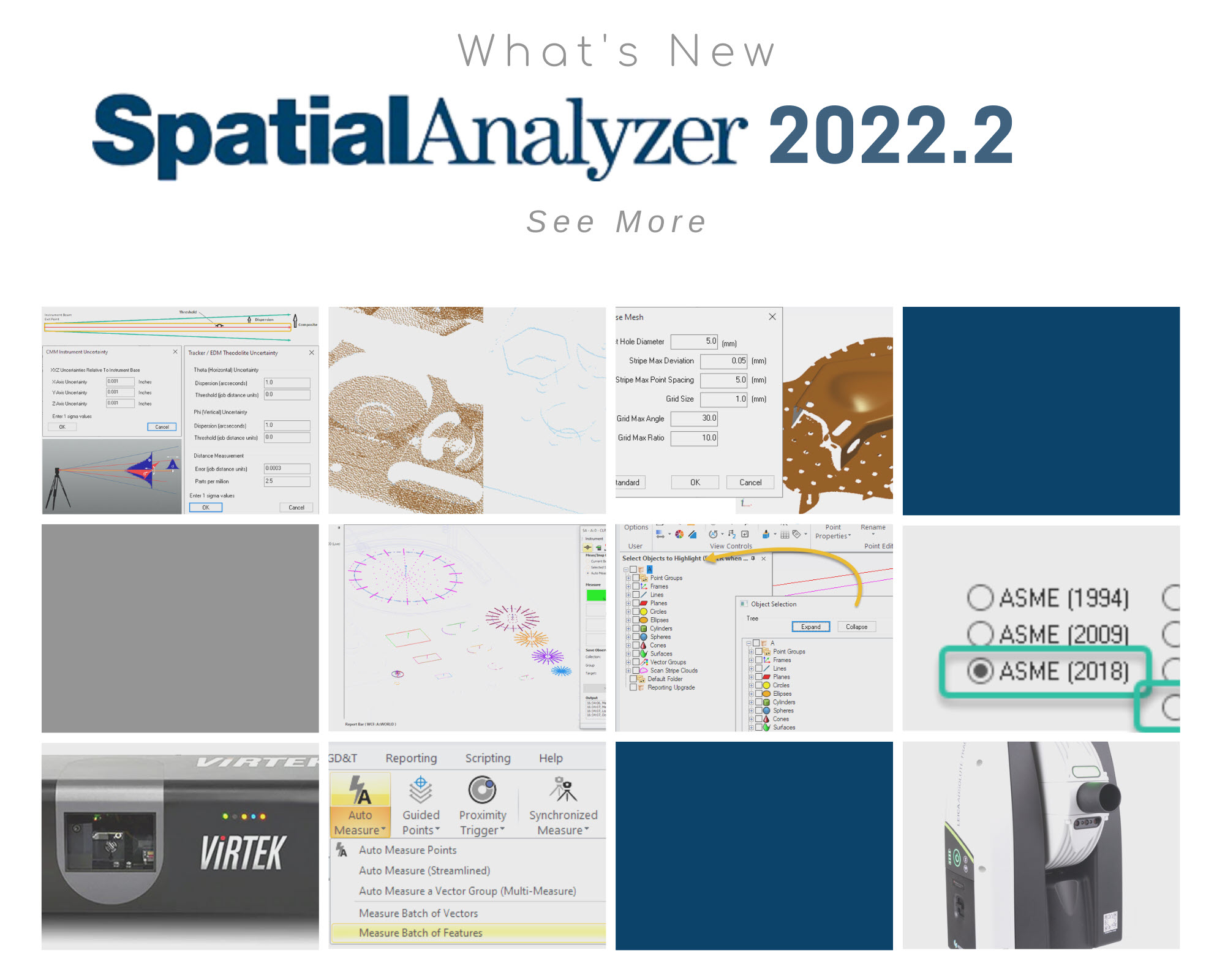 What's New in SpatialAnalyzer | SpatialAnalyzer